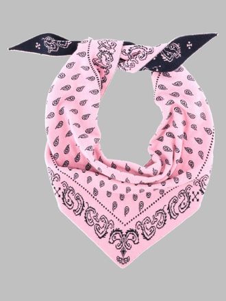 Guest In Residence Paisley Cashmere Scarf - Pink