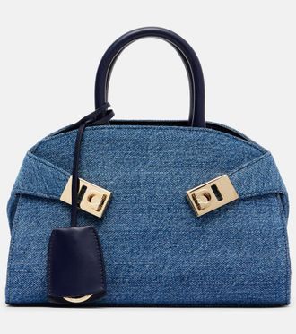 Ferragamo Cabas Hug Small en jean