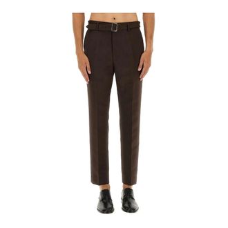 Maison Margiela Homme, Pantalons, Brun, Taille: XL Pantalon Ceintur&eacute;