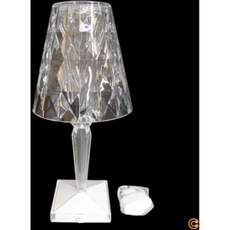 Kartell [GEBRAUCHT] B-Ware Kartell Big Battery Led Tischlampe Design Lampe Leuchte Pmma Transparent