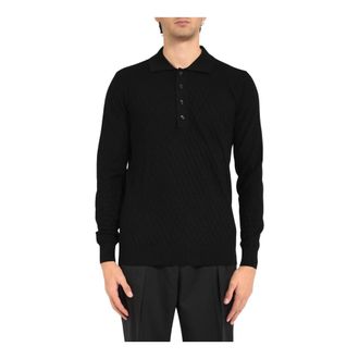 Paolo Pecora Homme, Pulls, Noir, Taille: XL Maille ras du cou