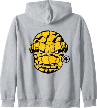 MARVEL Fantastic Four The Thing Big Face Costume Kapuzenjacke