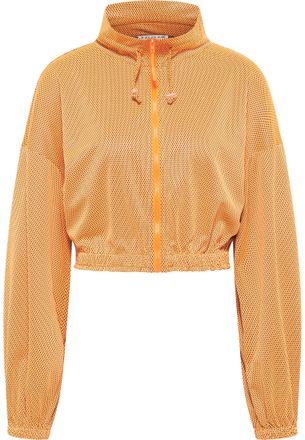 Mymo Jacke cropped Damen orange