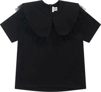 Comme Des Garçons sweat à col en jean de coton