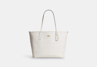 Coach City Tote aus Signature-Canvas