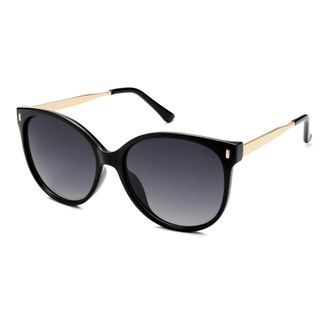 Sojos Retro Runde Gro&szlig; Polarisierte Sonnenbrille Damen Herren Katzenauge Trendy Vintage UV400 Schutz Brille mit Mittel Gesicht SJ2391