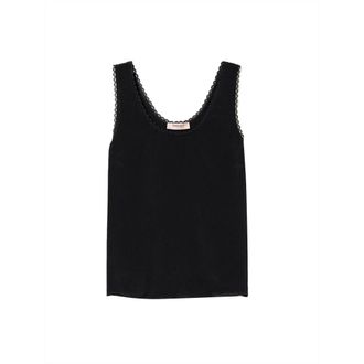 Twinset Femme, Tops, Noir, Taille: 36 FR T-shirts et Polos Noirs