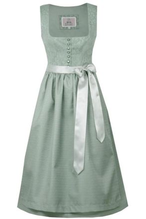 Marjo Trachten Dirndl Reisbach 917570 | 70cm (DE/NL/SE/PL, Numerisch, 40, Regular, Regular, Gletscher)