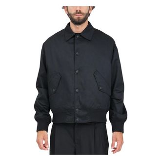 Versace Jeans Couture Homme, Vestes, Noir, Taille: 2XL Manteau matelassé avec fermeture à pression