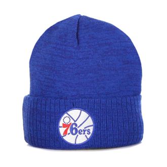 Mitchell & Ness Homme, Accessoires, Bleu, Taille: ONE Size Bonnet Tricoté NBA Fandom