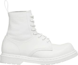 Dr. Martens Homme, Chaussures, Blanc, Taille: 44 EU 1460 Bottes &agrave; 8 oeillets