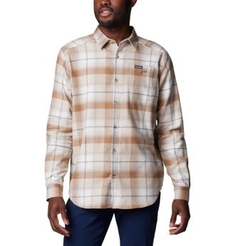 Columbia Herren Cornell Woods Flanellhemd mit Langen &Auml;rmeln Langarmshirt, Dark Stone Classic Multi Tartan, XXL