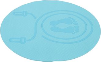 Cabilock Tpe Sprungseil Matte Rund Rutschfest Stoßdämpfend Geräuscharm Fitnessmatte für Indoor Training aus Hochwertigem Geruchsneutralem Material