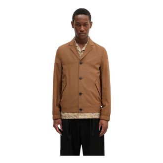 Paul Smith Blazer en laine vierge - Homme - Vestes - Brun - Taille: XL