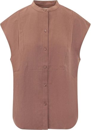 Calvin Klein Femme, Blouses et Chemises, Brun, Taille: 38 FR SL Relaxed Shirt