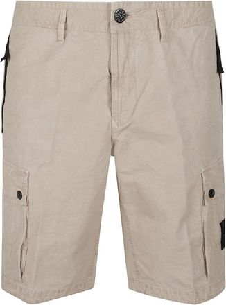 Stone Island Homme, Shorts, Beige, Taille: W31 Bermuda Slim