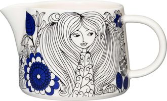 Arabia Pastoraali Pitcher aus Porzellan in der Farbe Weiß, Maße: 9,7x14,6 cm, 0.35L, 1064795