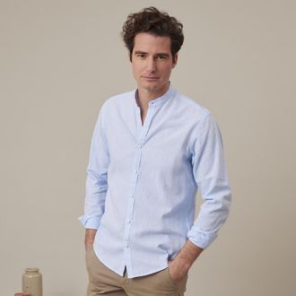 Bexley Elibert - Chemise homme chambray bleu clair