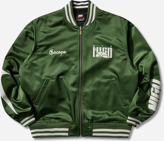 Nike Men s NIGO Souvenir Jacket Forest Green / Black