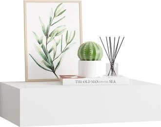 Generic Wandregal mit Schublade, 2 STK, Schubladenregal, Wandschublade, Hängeregal Wandschrank, Wandboard,Schweberegal mit Schubladen, für Schlafzimmer/Wohnzi