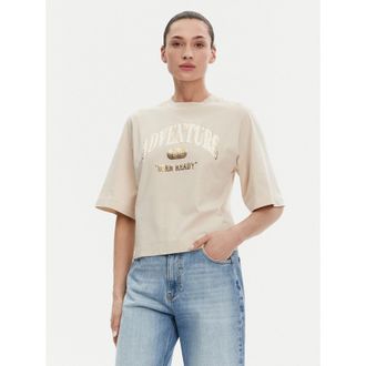 Pinko T-Shirt Niamey 104604 A2CS Beige Regular Fit