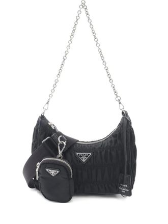 Prada petit sac porté épaule Re-Edtition (2006) - Noir