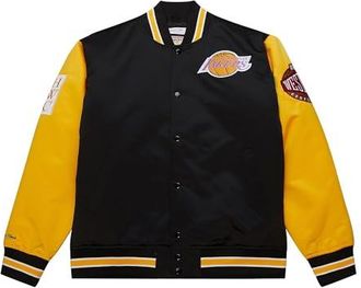 Mitchell & Ness NBA Primetime Heavyweight Veste en satin - Los Angeles Lakers, M