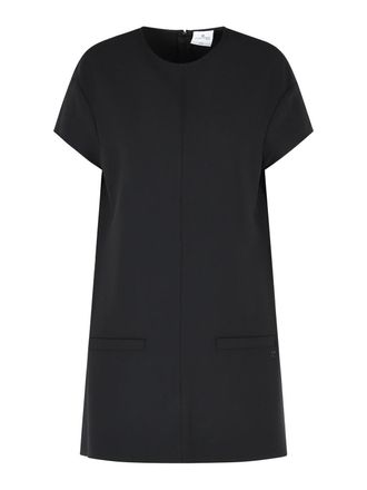 Courr&egrave;ges Robe Au Genou - Noir