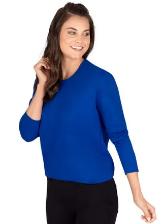 Trigema T-Shirt TRIGEMA Langarmshirt aus 100% Baumwolle (1-tlg)