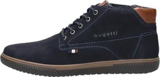 Bugatti Homme Sneakerboot aus Leder mit Komforweite Botte Tendance, Dark Blue 4100, 44 EU Large