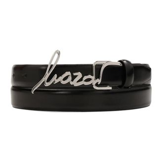 Kazar Schmaler Riemen mit Metall-Logo-Schnalle - - Accessories - Damen - Schwarzk - 90 CM