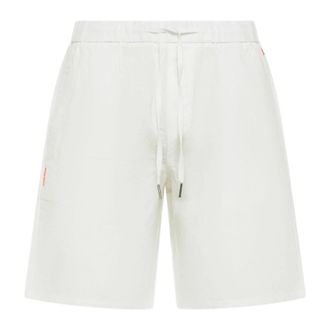 Sun 68 Leinen- und Baumwoll-Bermudashorts - - Shorts - Herren - Wei&szlig; - L