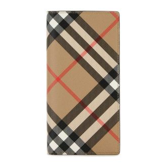 Burberry Homme, Accessoires, Multicolore, Taille: ONE Size Portefeuille en toile imprim&eacute;e