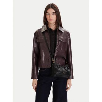 Tommy Hilfiger Handtasche Tommy Hilfiger Soft Leather Mini Crossover AW0AW18306 Schwarz