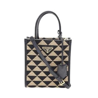 Prada Pre-owned Triangolo Jacquard Saffiano 2way Handtasche - - Pre-owned - Damen - Mehrfarbig - ONE SIZE