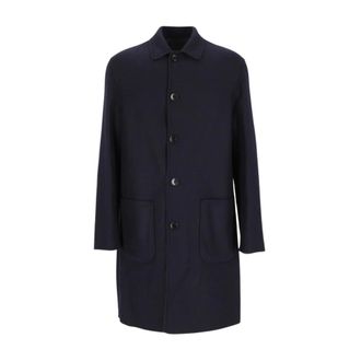 Etro Soho Reversible Coat - - Coats - Herren - Blau - L