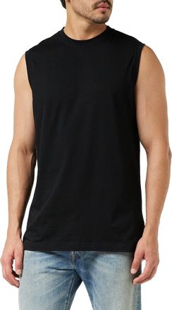 Schiesser Herren Muscle Shirt ohne Arm 0/0 Doppelpack Box - 228010, Größe Herren:XXL, Farbe:schwarz