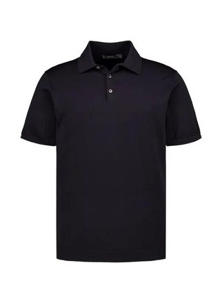 Boggi Milano Herren Polo-Shirt schwarz