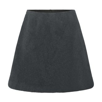 Ichi Ihwooly SK5 Skirt - - Skirts - Damen - Grau - M