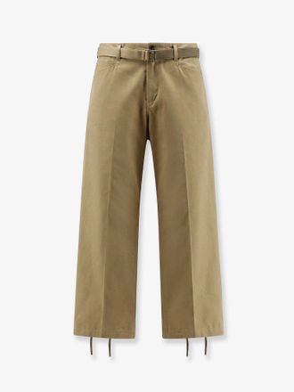sacai Cotton trousers with belt - SACAI - gender_Man