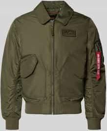 Alpha Industries Regular Fit Bomberjacke mit Logo-Patch