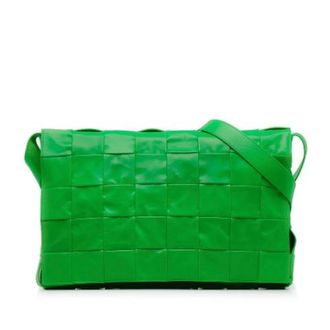 Bottega Veneta Pre-owned Cassette Umh&auml;ngetasche - - Pre-owned - Damen - Gr&uuml;n - ONE SIZE