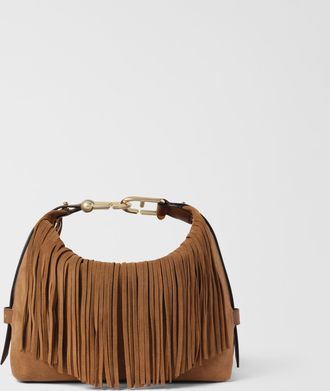 Furla Tonie Schultertasche M Toni Cognac Braun Damen