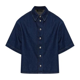 Anine Bing Lincoln Denim Shirt - - Blouses & Shirts - Damen - Blau - XS