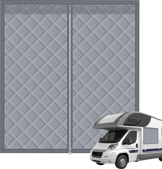 Generic Thermovorh&auml;nge,Doppelseitige Verdunkelungsvorh&auml;nge Mit Rei&szlig;verschluss | Winddichte Isolationst&uuml;cher,F&uuml;r Schlafzimmer und Wohnzimmer und Heimarbeit und