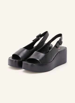 H&ouml;gl Plateau-Sandalen schwarz