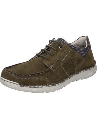 Josef Seibel Herren Bequemschuhe Wilson 10,Weite H (Weit),Wechselfu&szlig;bett,lace-up Shoes,Low-tie,Komfortschuhe,bequem,Gr&uuml;n (Oliv-Kombi),45 EU