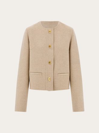Ferragamo Damen J&auml;ckchen mit Gancini-Motiv Beige