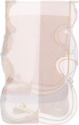 Liu Jo Femme, Accessoires, Beige, Taille: ONE Size Foulard Imprim&eacute;