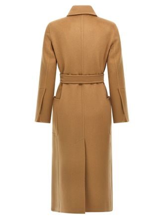 Max Mara Womens Brown Cashmere Coat Clothing